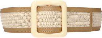 Max Mara Ceinture week-end Max Mara Femmes Raphia Beige/Ivoire