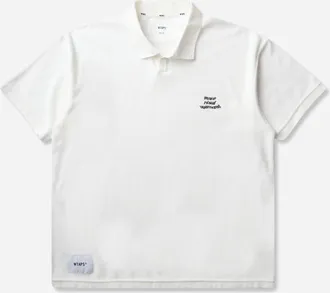 Wtaps Men s Dup 03 Polo Shirt White