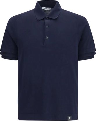 Premiata Baumwoll-Polohemd - - Tops - Herren - Blau - L