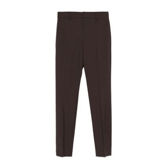 Brunello Cucinelli Pantalons &eacute;l&eacute;gants pour hommes - Femme - Pantalons - Brun - Taille: 38 FR