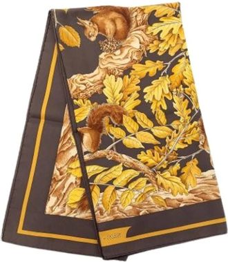 Herm&egrave;s &Eacute;charpe Casse Noisette doccasion - Femme - Pre-owned - Multicolore - Taille: ONE Size