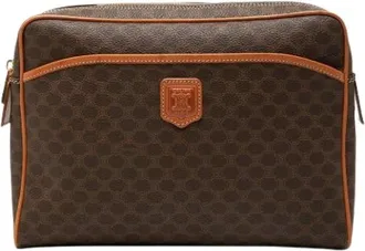 Celine Pre-owned Pochette en toile - Femme - Pre-owned - Brun - Taille: ONE Size
