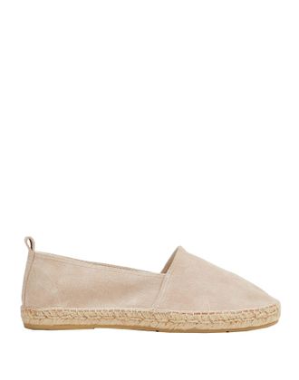 8 by YOOX SUEDE LEATHER ROUND TOE ESPADRILLES