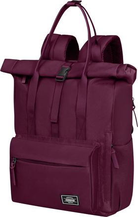 American Tourister Urban Groove UG25 - Laptop Rucksack 15,6 (42,5 cm) - Business & Schul-Rucksack mit Flaschenhalter, Ergonomisch, Leicht, Smart Sleeve - 20,5L - Rosa (W