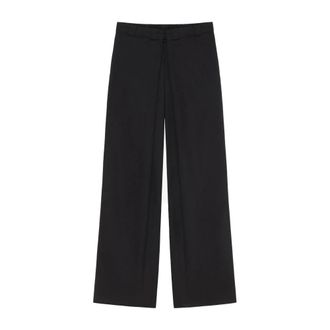 Givenchy Baumwollmix Weite Hose - - Trousers - Damen - Schwarzk - S