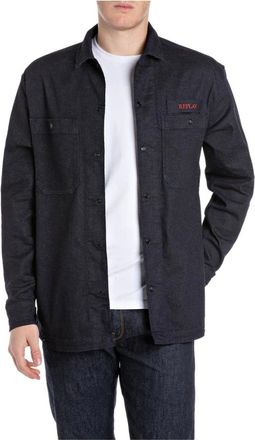 Replay Chemise en jean M4145R - Homme - Chemises - Bleu - Taille: 2XL
