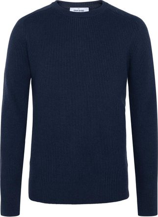 Gran Sasso Softer Pullover aus einem Schurwolle-Kaschmir-Mix mit O-Neck in