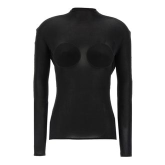 Jean Paul Gaultier Strickware - - Tops - Damen - Schwarzk - XS