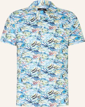 Ragman Ragman Resorthemd Regular Fit Aus Jersey blau