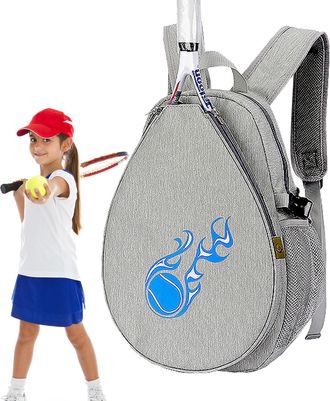 Generico Tennisschl&auml;ger-Tennisschl&auml;ger-Tr&auml;ger aus strapazierf&auml;higem Oxford-Gewebe, mit verstellbaren Riemen, mehrere F&auml;cher, f&uuml;r Training, Training im Freien, 
