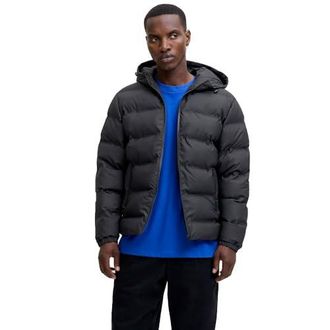 Jack & Jones Jjelements PU Puffer, Noir, x_l Hommes