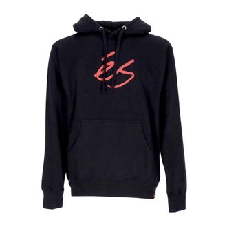 eS Script Fleece Hoodie Schwarz - - Sweatshirts & Hoodies - Herren - Schwarzk - XL