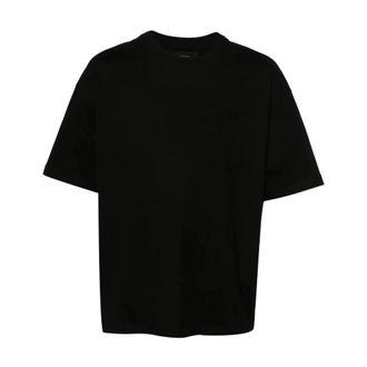 Amiri Oversized T-Shirt mit Stickerei - - Tops - Herren - Schwarzk - M