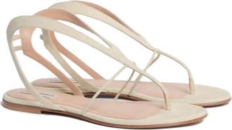 Alberta Ferretti sandales &agrave; entre-doigts - Tons neutres