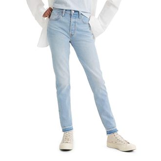 Levi's Damen 501 Skinny Jeans, Shine Up, 24W / 30L