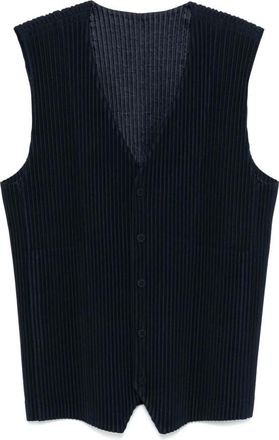Issey Miyake Homme, Vestes, Bleu, Taille: L Gilet