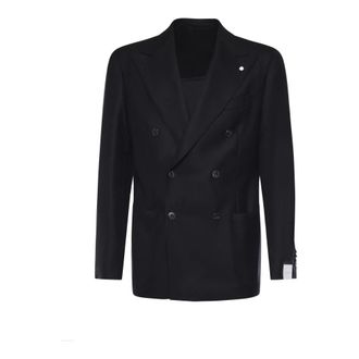 Lubiam Giacca - - Jackets - Herren - Schwarzk - XL