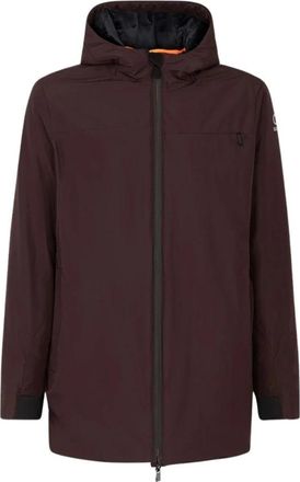 Suns Homme, Manteaux, Brun, Taille: L Aurelio Long Velour Parka