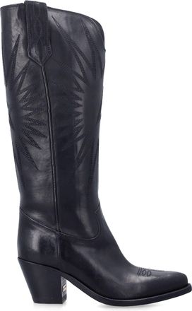 Golden Goose Chaussures Plates Noir