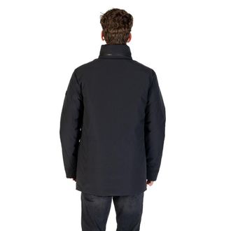 Peuterey Mens Black Polyester Parka Clothing