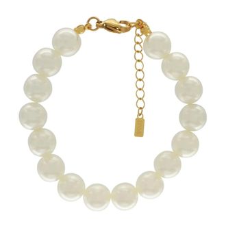 Dansk Copenhagen Femme, Accessoires, Beige, Taille: ONE Size Bracelet de perles Chunky