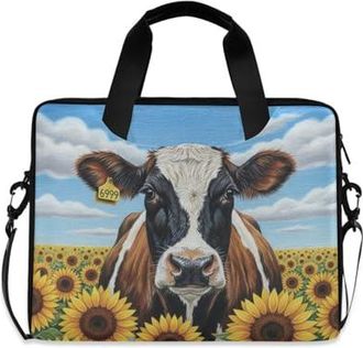 Alaza Sac pour ordinateur portable de 40,6 &agrave; 15,6 pouces, sac &agrave; bandouli&egrave;re pour ordinateur portable de 40,6 &agrave; 15,6 pouces, sac fourre-tout pour femme, homm