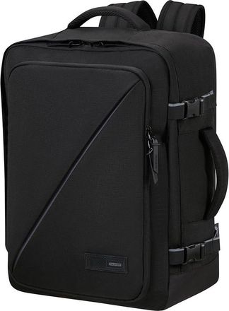American Tourister Take2Cabin - Easyjet Kabinentasche 45 x 36 x 20 cm, 38 L, 0.70 kg, Handgepäck, Flugzeug Rucksack M Underseater, Schwarz (Black)