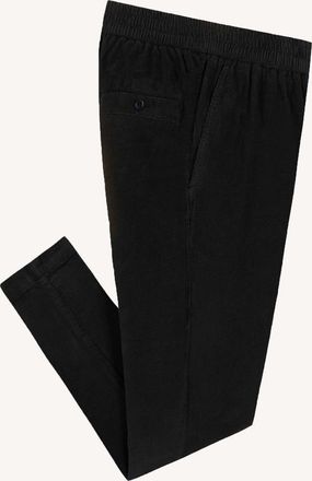 Faguo Pantalon taille &eacute;lastique velours noir