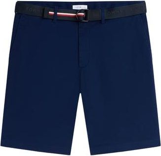 Tommy Hilfiger Bermuda droit en coton m&eacute;lang&eacute;