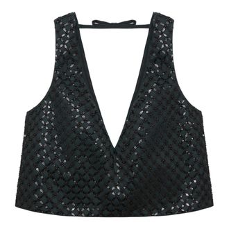 Dorothee Schumacher Sparkling Statement Top - - Tops - Damen - Grau - S