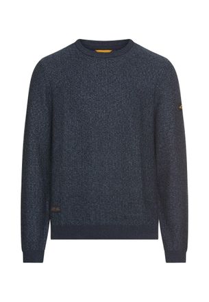 Camel Active Herren Strickpullover mit Rundhalskragen Tintenblau, menswear-3XL