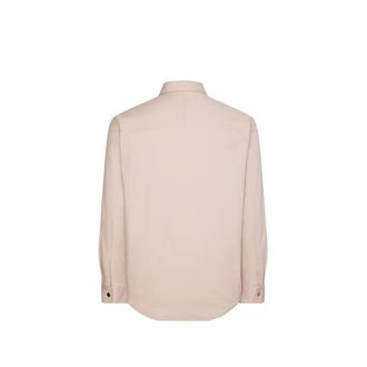 Calvin Klein Veste droite en coton m&eacute;lang&eacute;