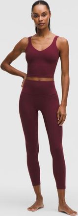 lululemon Legging Align No Line taille haute pour Femmes - 64 cm - Burgundy - Taille 10