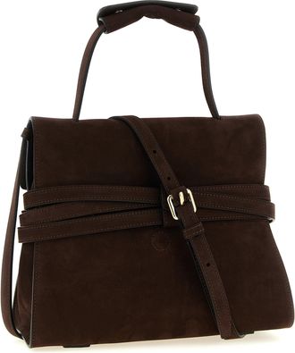 Moschino Womens Brown Calfskin Handbag Bag