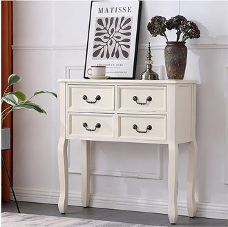 Generic Konsolentisch mit Stauraum, Sofatisch mit Schubladen, rustikaler Eingangstisch, Tisch hinter der Couch, Foyertisch, Akzenttisch for Flur/Wohnzimmer (g