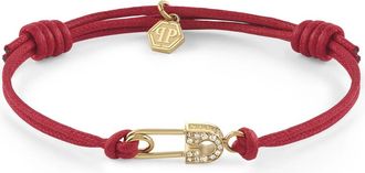 Philipp Plein Armband - Armband Plein Safety Pin - Gr. EINHEITSG - in Rot - f&uuml;r Damen