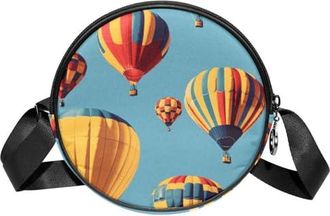 Generic Sac &agrave; bandouli&egrave;re Circle pour femme, petit sac &agrave; bandouli&egrave;re avec fermeture &eacute;clair, bretelles r&eacute;glables, sac &agrave; main rond d&eacute;contract&eacute; pour femmes et fi