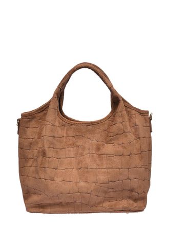 Anna Luchini Braun Rindsledertasche
