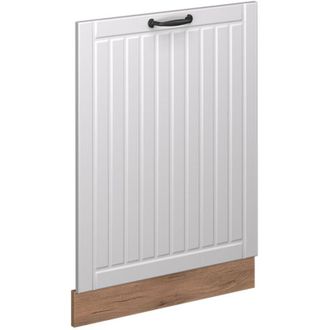 Vicco Fa&ccedil;ade de lave-vaisselle Fame-Line, Blanc campagne, 60cm sans PT, Vicco