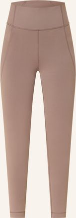 Salomon Tights Shakeout Bliss braun