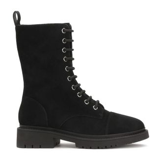 Kazar Femme, Chaussures, Noir, Taille: 41 EU Bottes noires en daim.Ce produit taille petit