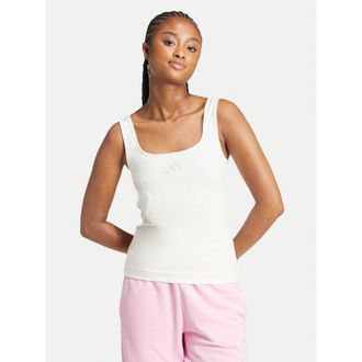 adidas Top All SZN Luxe JJ2337 Wei&szlig; Slim Fit