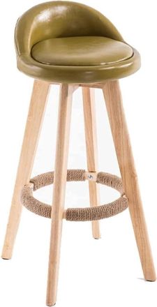 Generic Moderne Barhocker, Hochst&uuml;hle, Massivholz-Hochhocker, Barst&uuml;hle mit nordischer R&uuml;ckenlehne / 37 x 37 x 73 cm