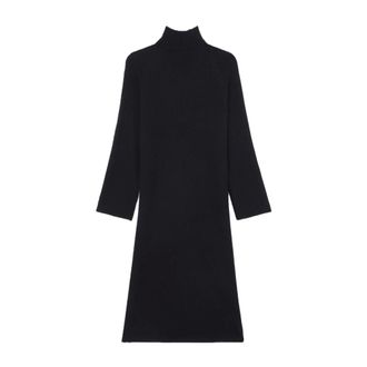 A.P.C. A.p.c., Femme, Robes, Bleu, Taille: 42 FR Robe en Tricot C&ocirc;tel&eacute; Bleu Marine