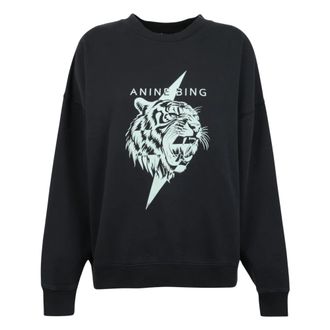 Anine Bing Damen, Sweatshirts & Hoodies, Schwarzk, SGr&ouml;&szlig;e