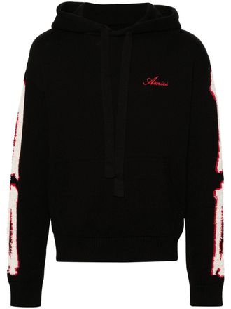 Amiri hoodie Bones - Noir