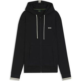 BOSS Fz Hoodie Zone Maillot de surv&ecirc;tement, Noir 002, M Homme