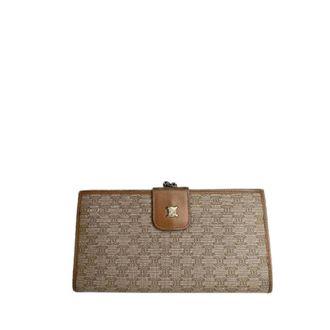 Celine Portefeuille Vintage Pre-owned - Femme - Pre-owned - Beige - Taille: ONE Size