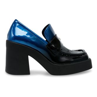 Steve Madden Mehrfarbige Lackleder-Loafer - - Shoes - Damen - Blau - 37 1/2 EU