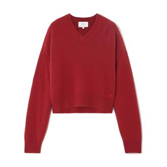 Loulou Studio Damen, Strickwaren, Lila, MGr&ouml;&szlig;e